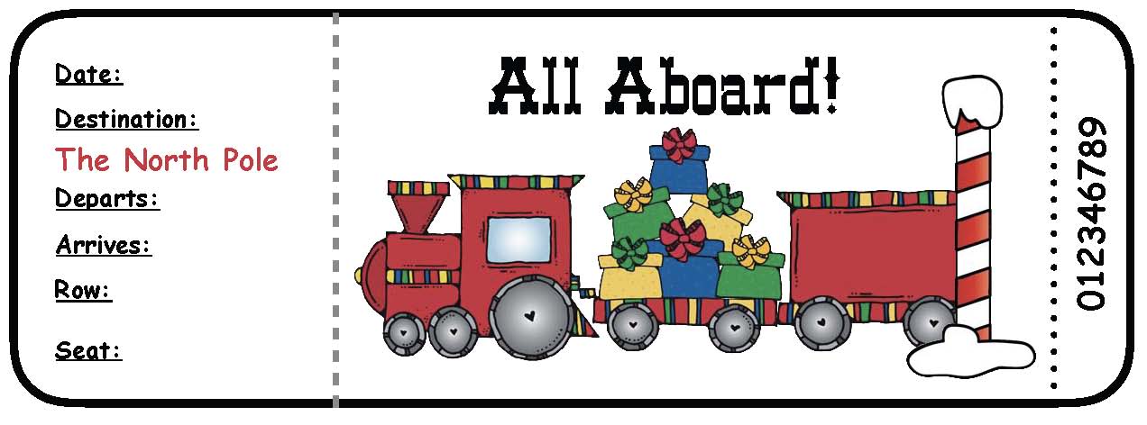 Polar Express Train Ticket & Gift Tag | Classroom Freebies | Bloglovin’