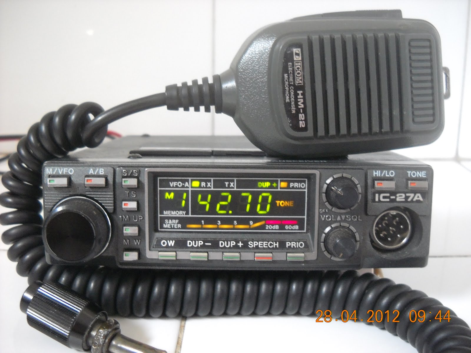 Sinar Agung ( Y C 2 V D I ): RIG ICOM 27A + BREKET ( TERJUAL PALEMBANG )
