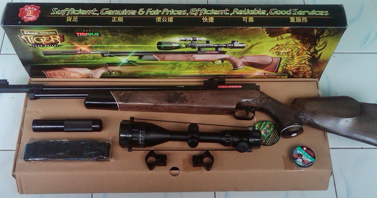 Review Senapan Angin Sharp Tiger Long Barrel Truglo