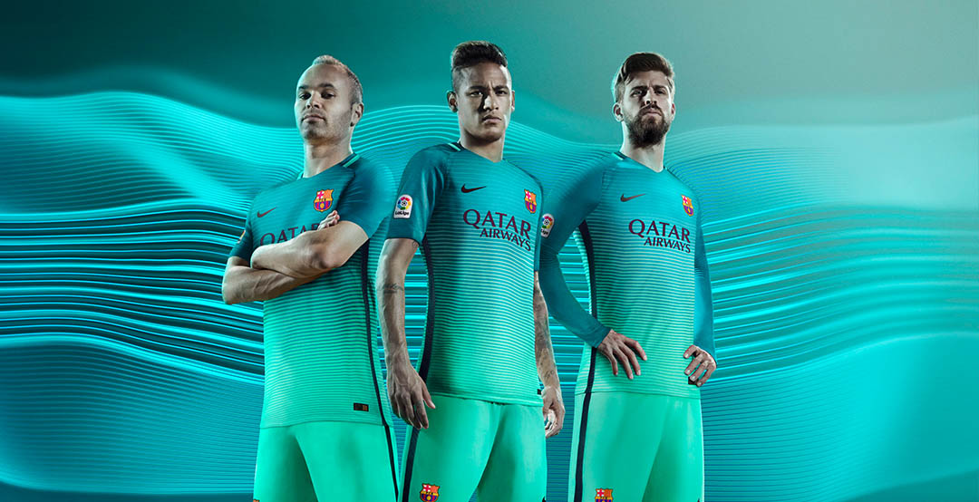 Barcelona 16-17 Third Kit Released - Footy Headlines