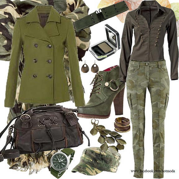 KOLAŻE MODOWE BLOG O MODZIE Styl Militarny znowu na topie | Avangarda ...