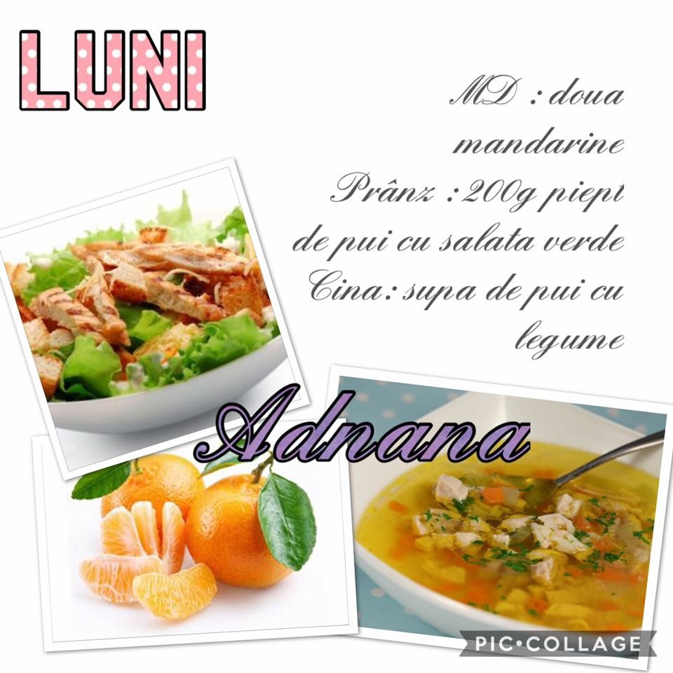 Meniu sănătos pentru o săptămână by Adnana
