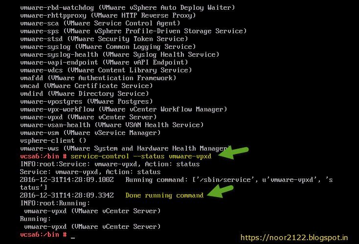 Vcloudnotes Lets Learn Together Vmware Vcenter Server 6x Appliance Services How To Find