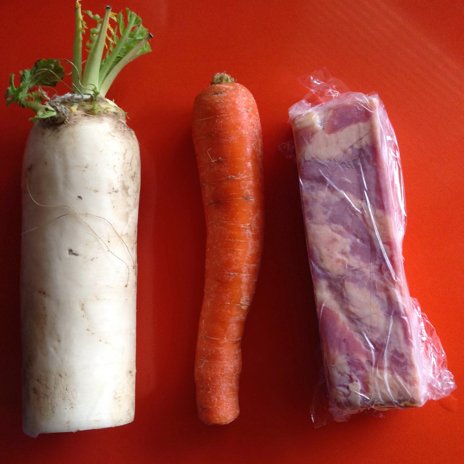 Japonesana: Guiso de Nabo-Daikon y Bacon