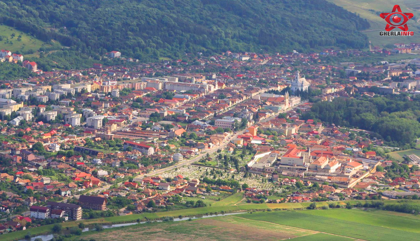 GHERLA INFO: Gherla - panorama aeriana