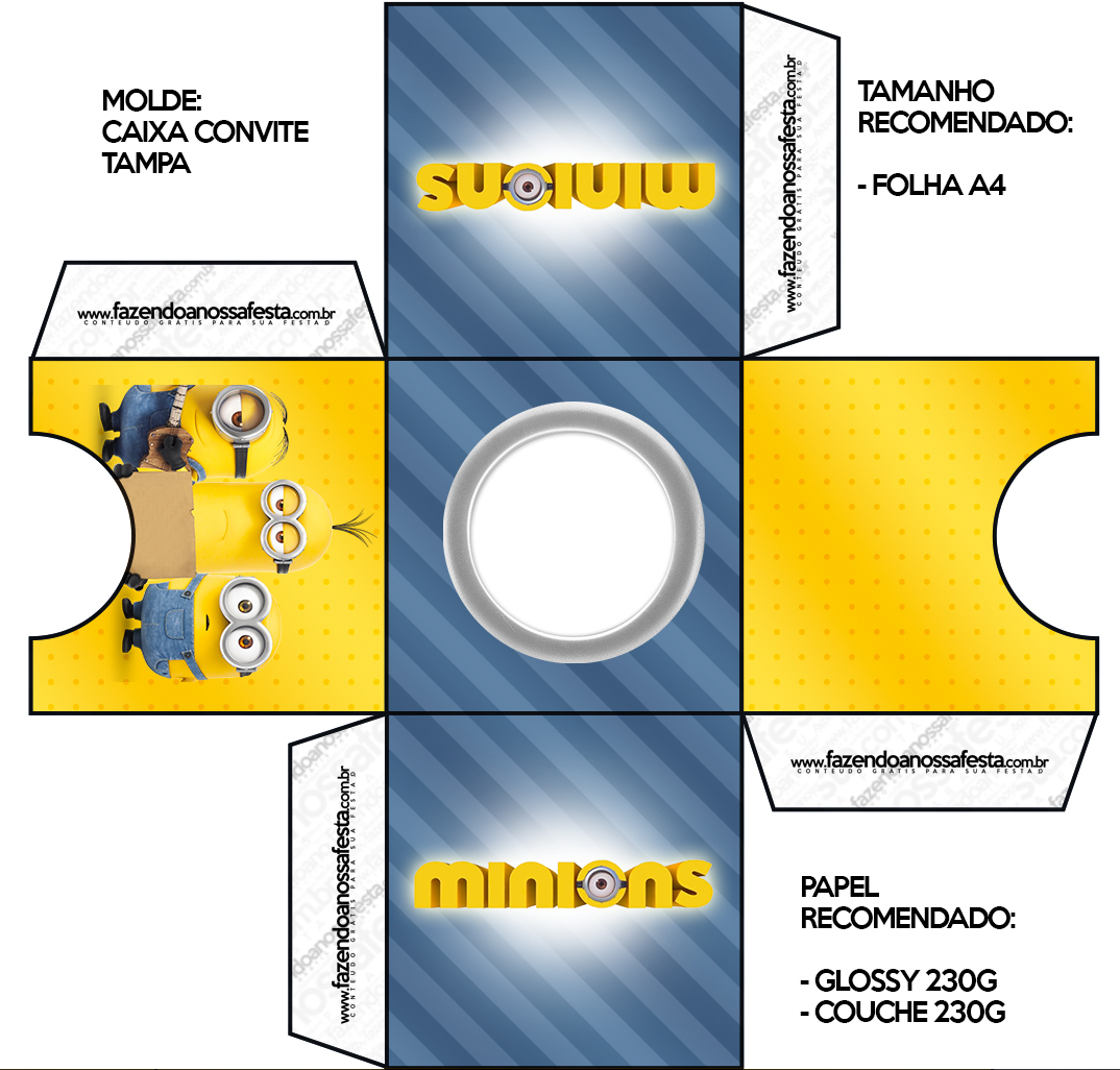 Minions Movie: Free Printable Boxes. - Oh My Fiesta! in english