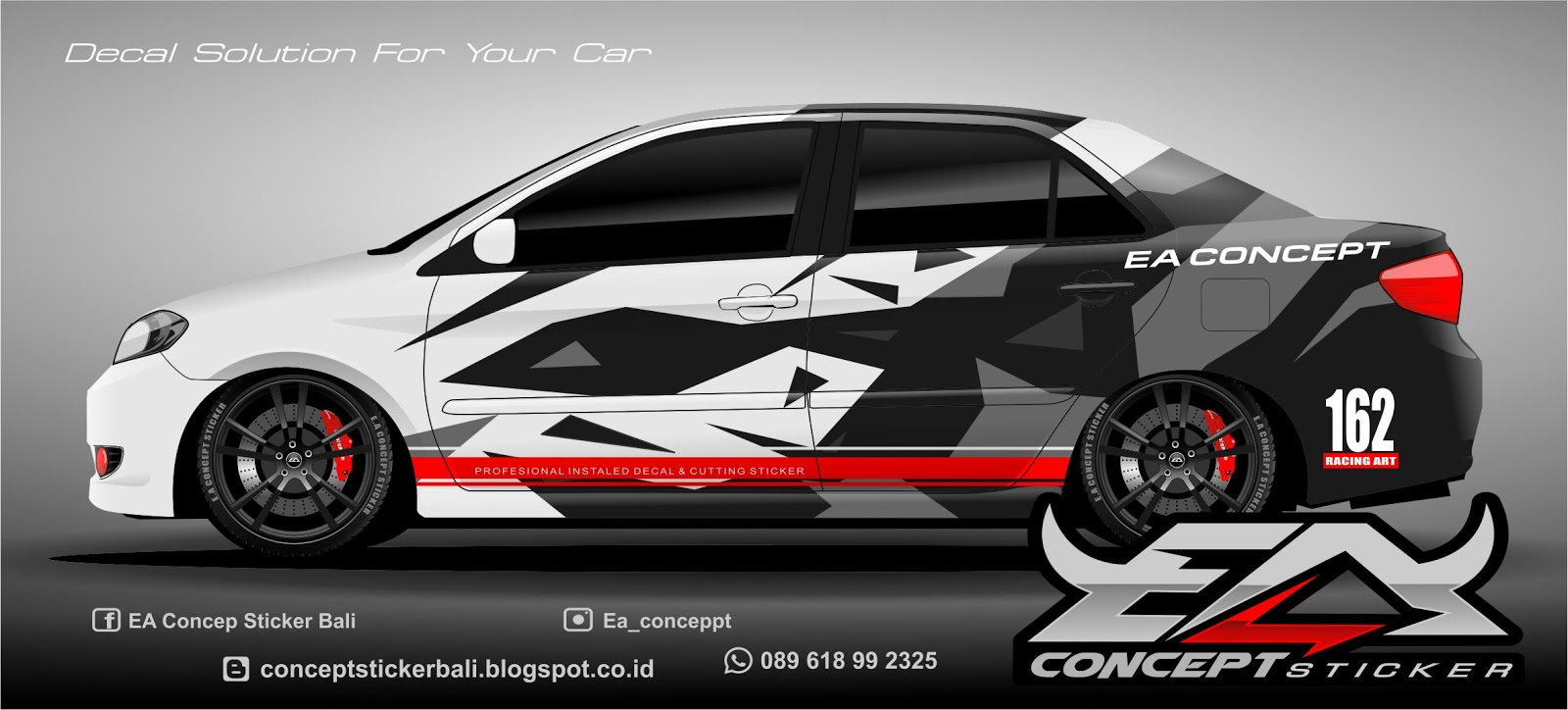 cutting sticker sedan toyota vios | CUTTING STIKER DI DENPASAR BALI ...