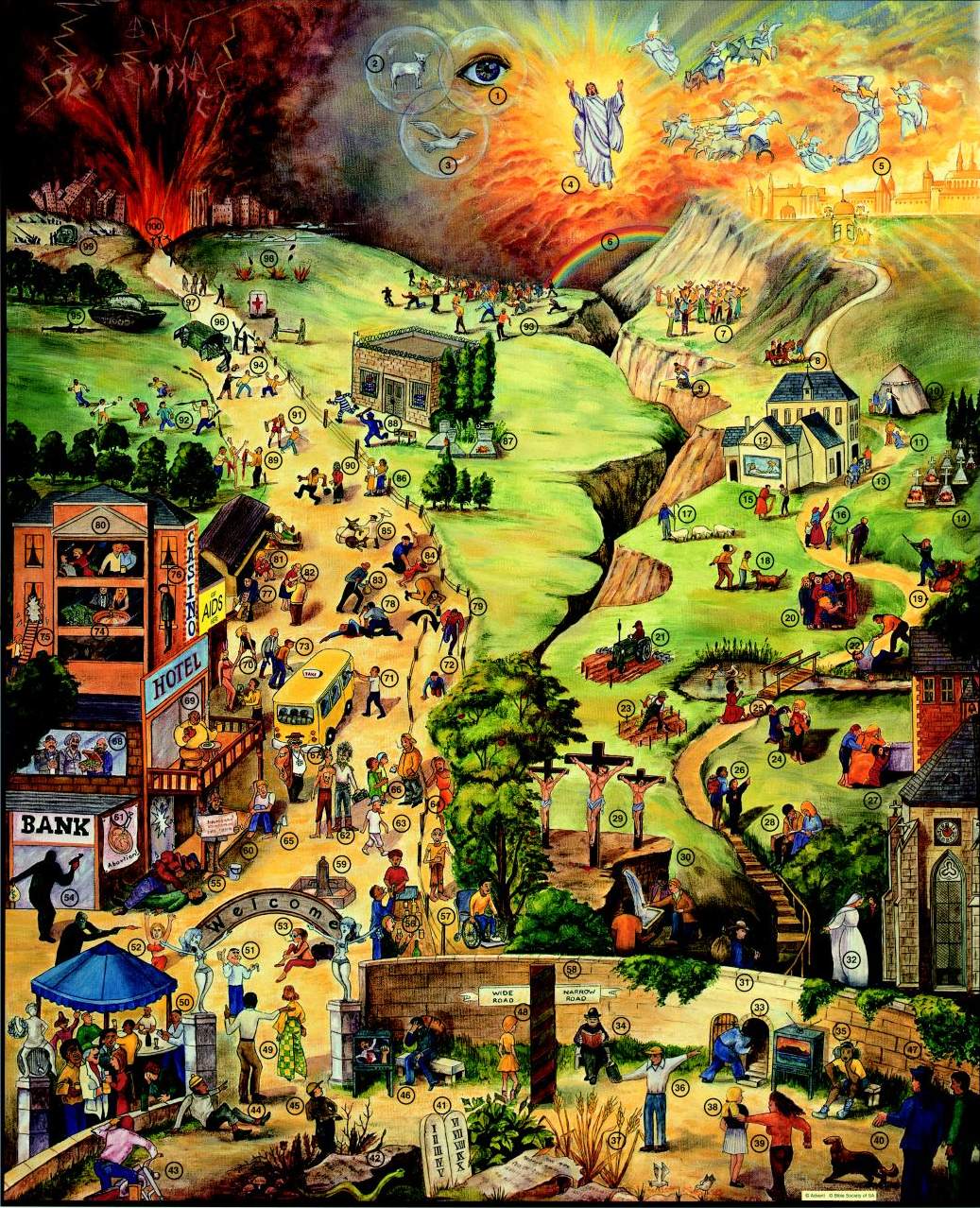 - PAINTING ANGELS -: Broad, Narrow and Repentance Road