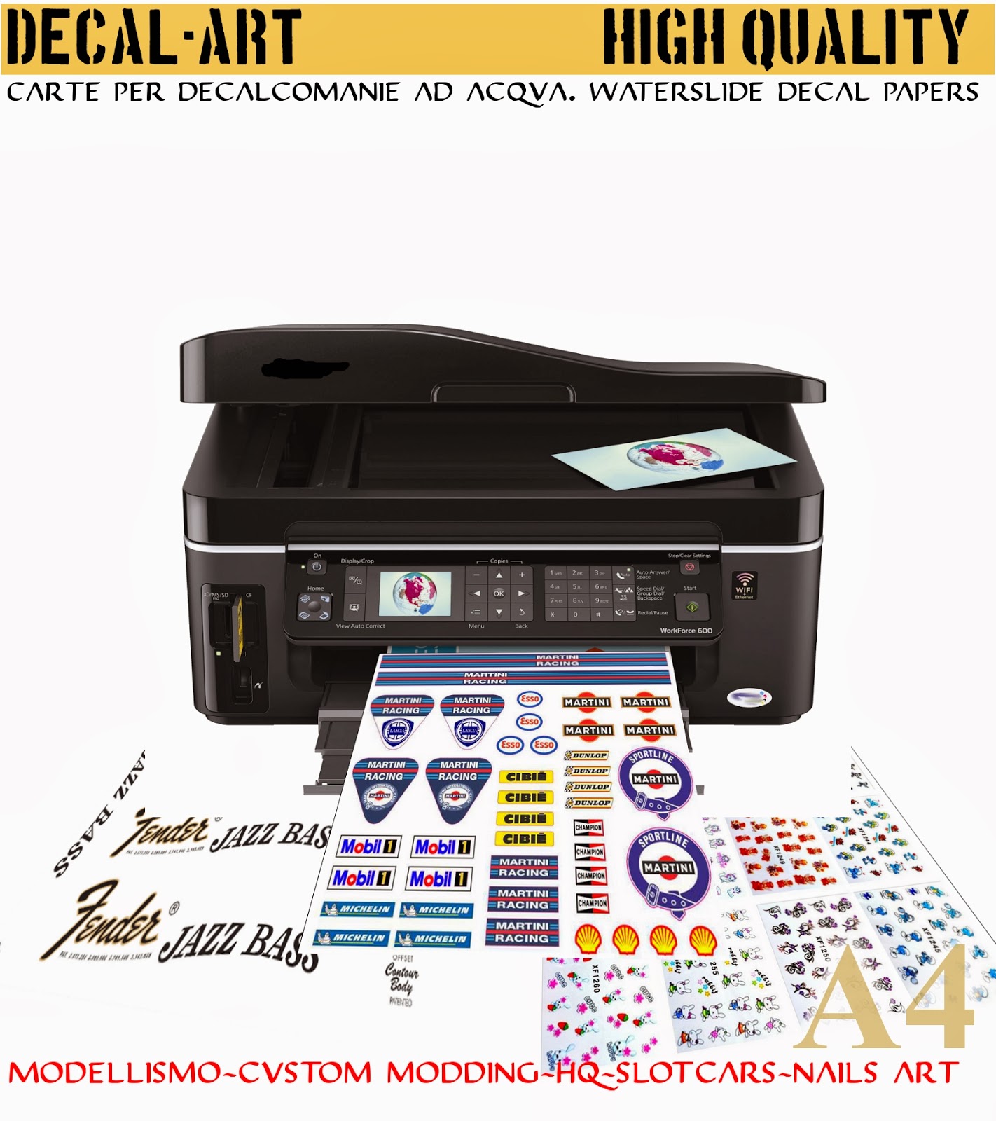 Carte Decal: Décalque papier -guide conseils