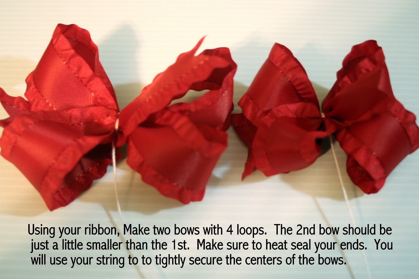 Really Reasonable Ribbon Blog: Santa Bow Tutorial