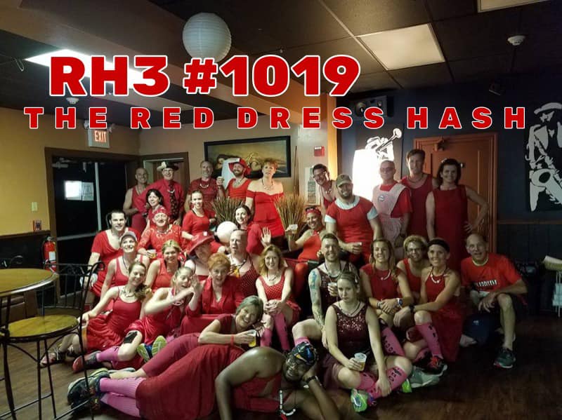 Reading Hash House Harriers: RH3 #1019 The Red Dress Hash