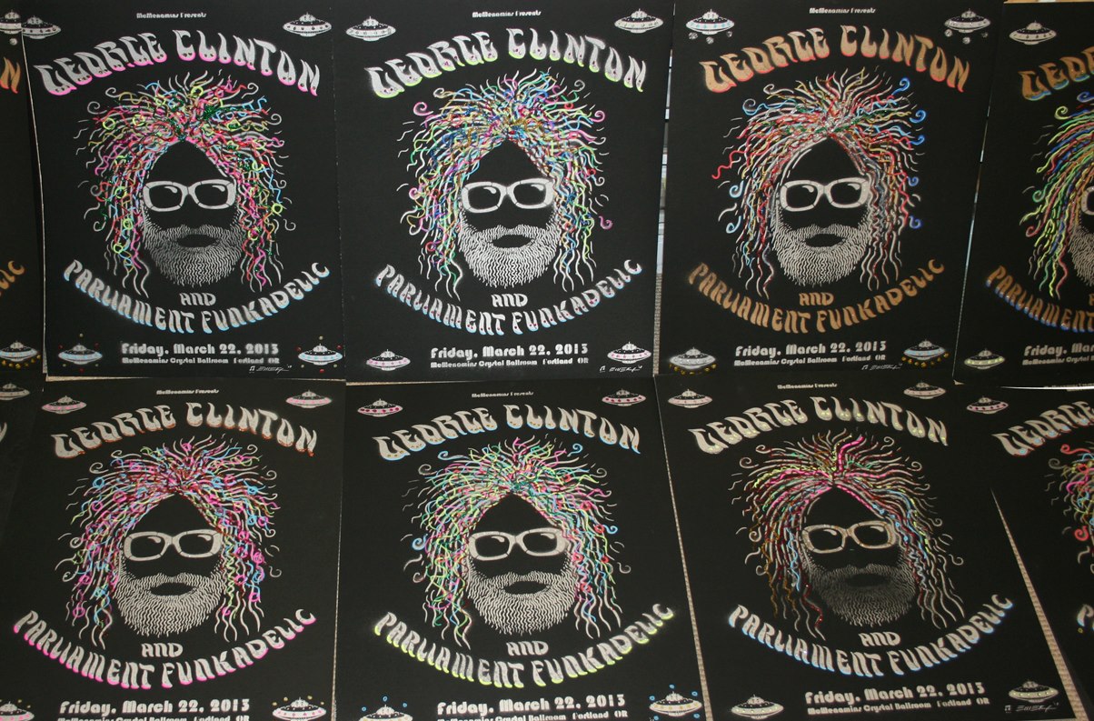 INSIDE THE ROCK POSTER FRAME BLOG: George Clinton & Parliament ...