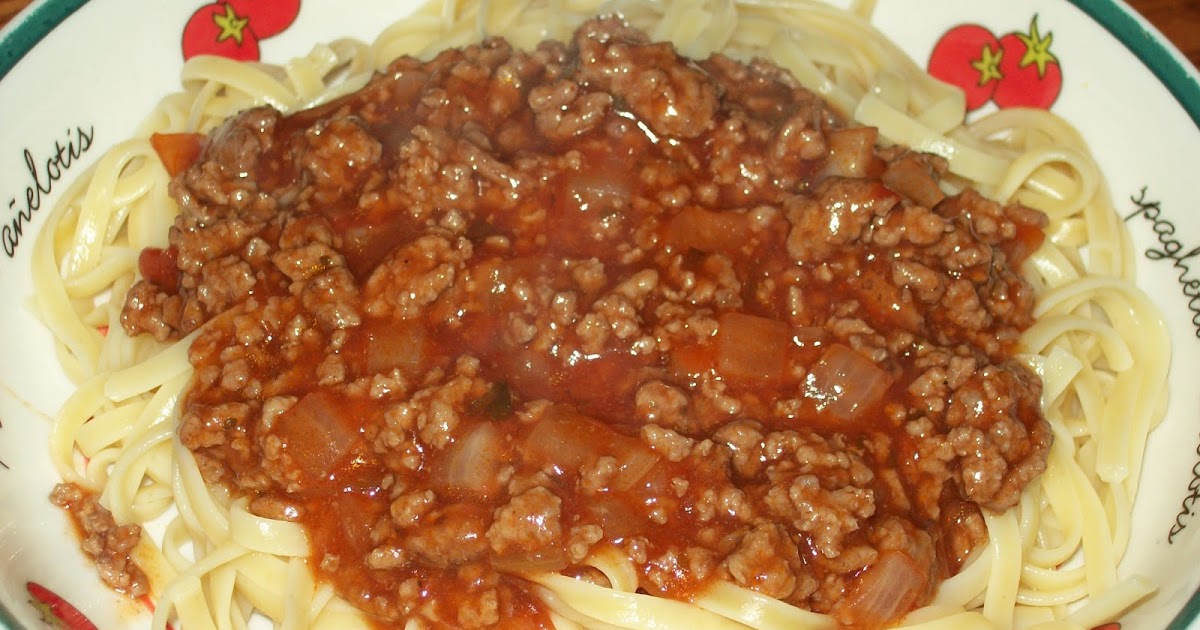 Manger avec Mo: Spaghetti à la viande version rapide