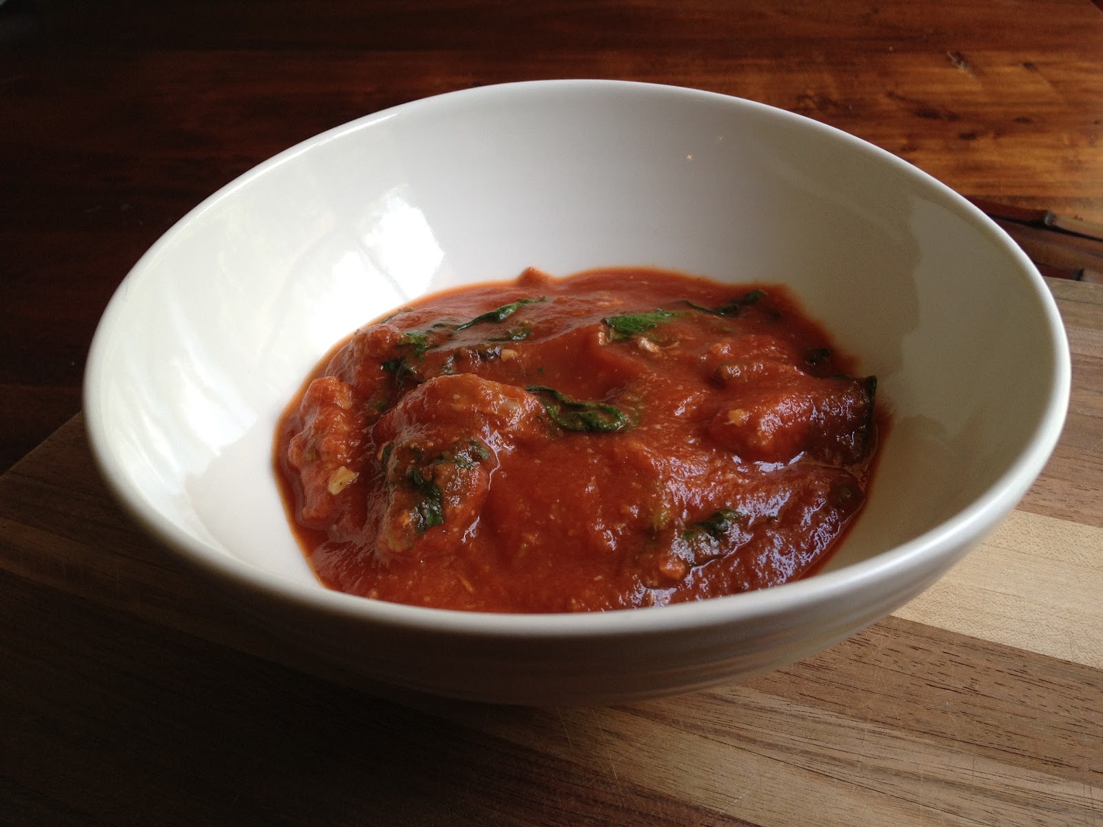 Waking Up In Lala Land: Clean Italian Sausage Red Sauce