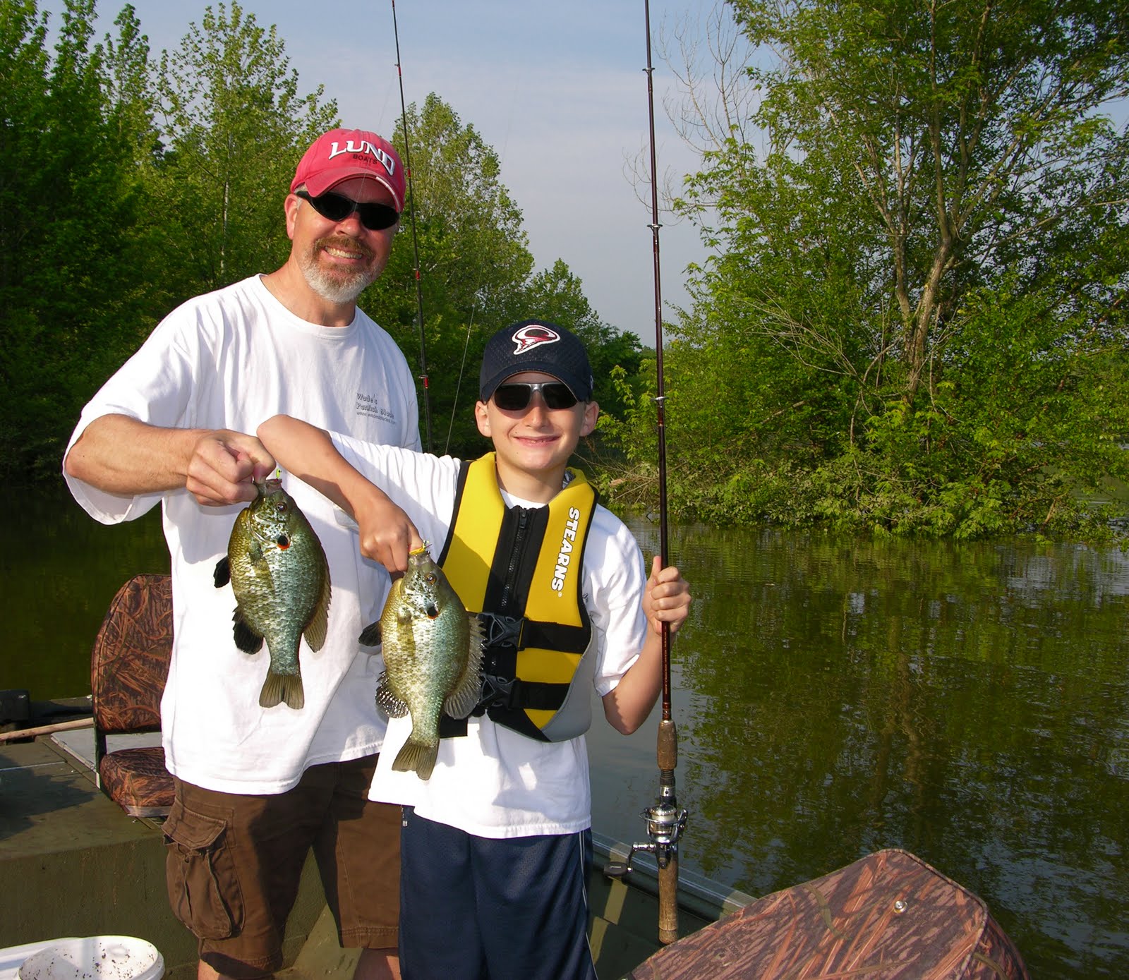 Wades Blades: 5/10/2011 Shellcracker Fishing and New Lake Record ...