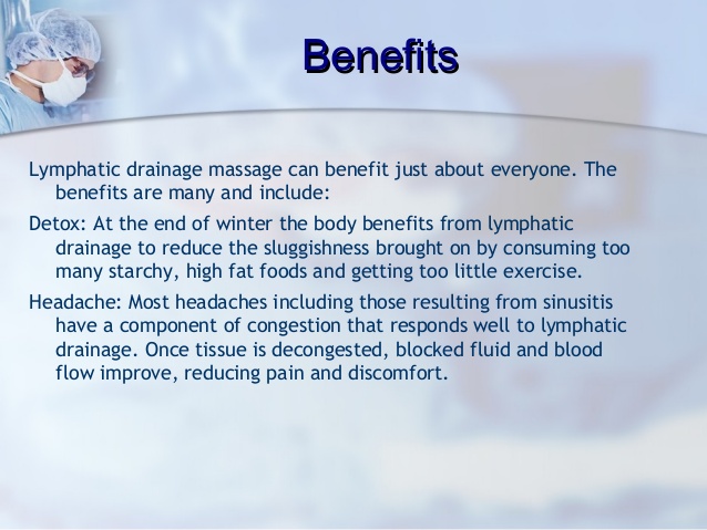 Wave Crest Massage: Theraputic Benefits Of Lymphatic Drainage