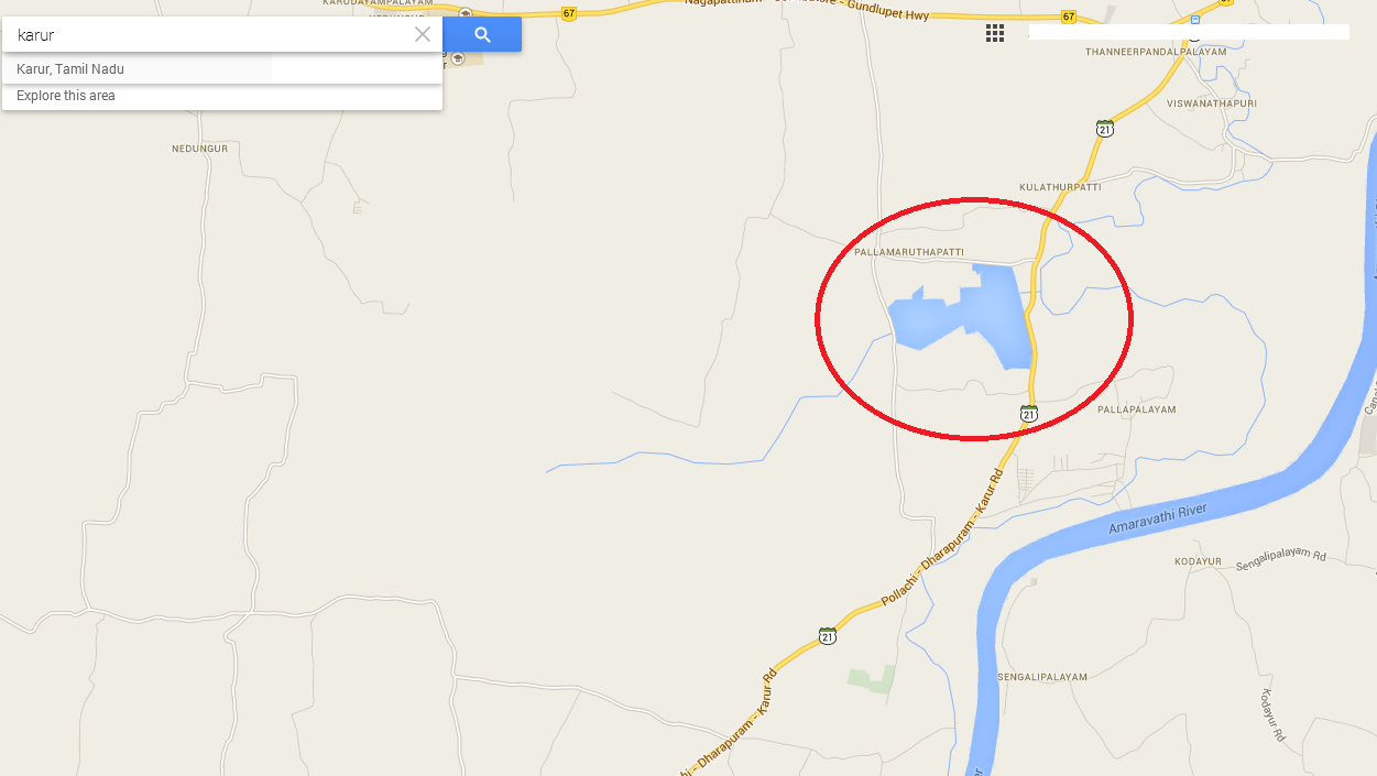கரூர் கிங்: பெரிய தாதம்பாளையம் ஏரி : சீமைகருவேல மரம்
