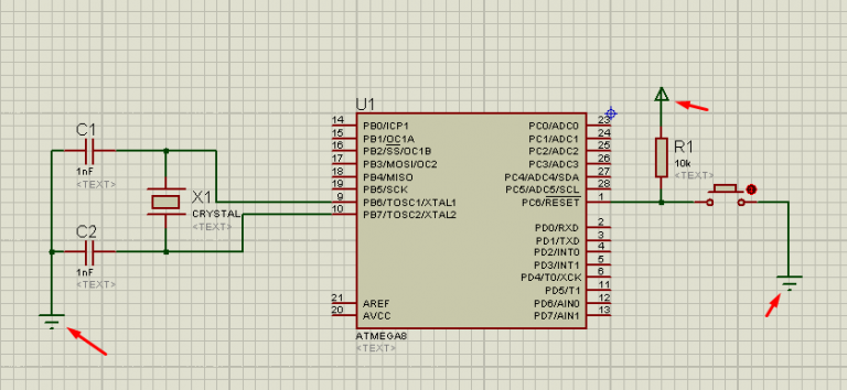 Konfigurasi dan Sistem Minimum Atmega8 - Tutorial Elektronika Cafe