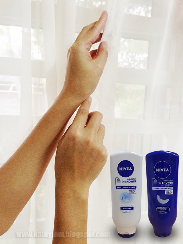kathyjem: 4 Langkah Mudah Menggunakan Losyen Badan Bilas NIVEA