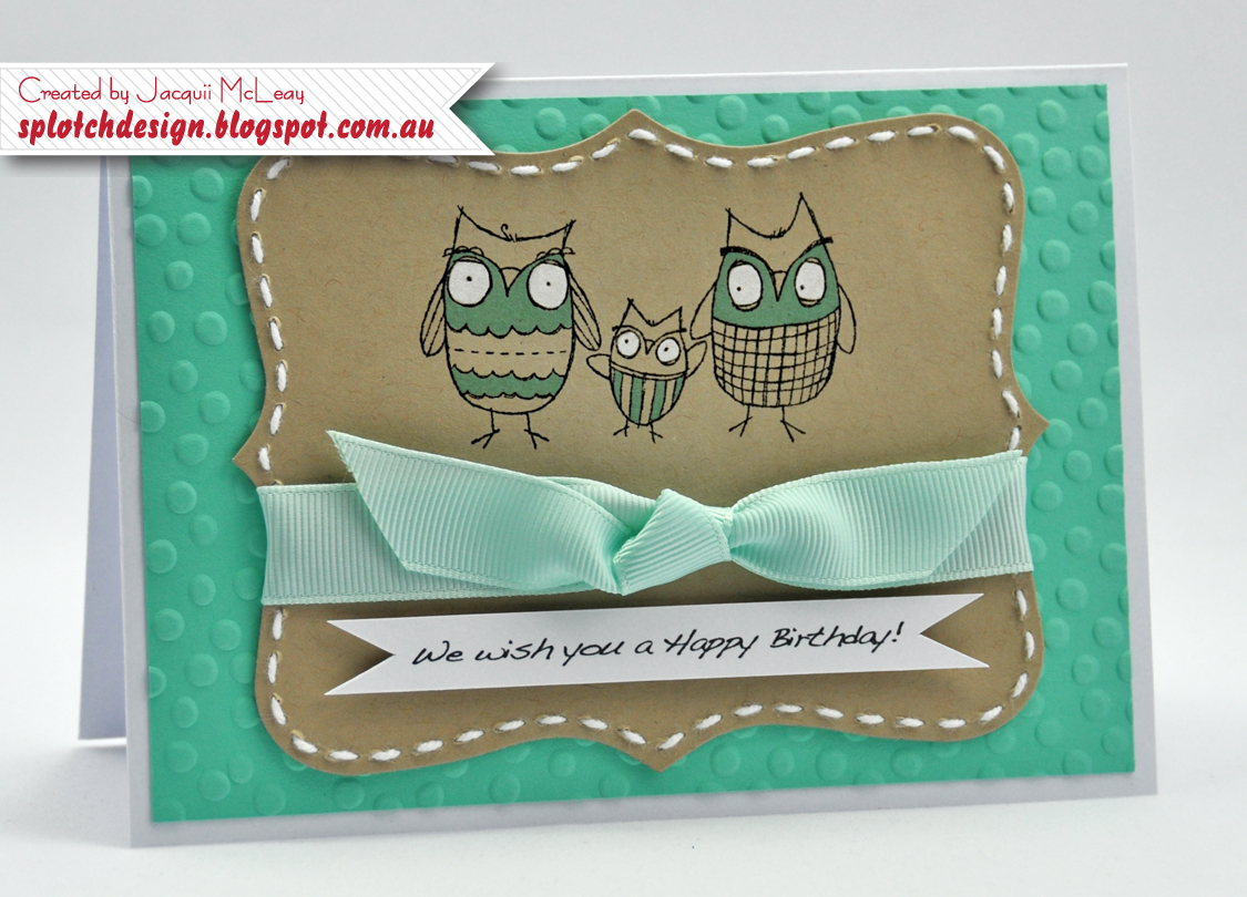 Splotch Design - Adding ink to paper!: Congratulations Card