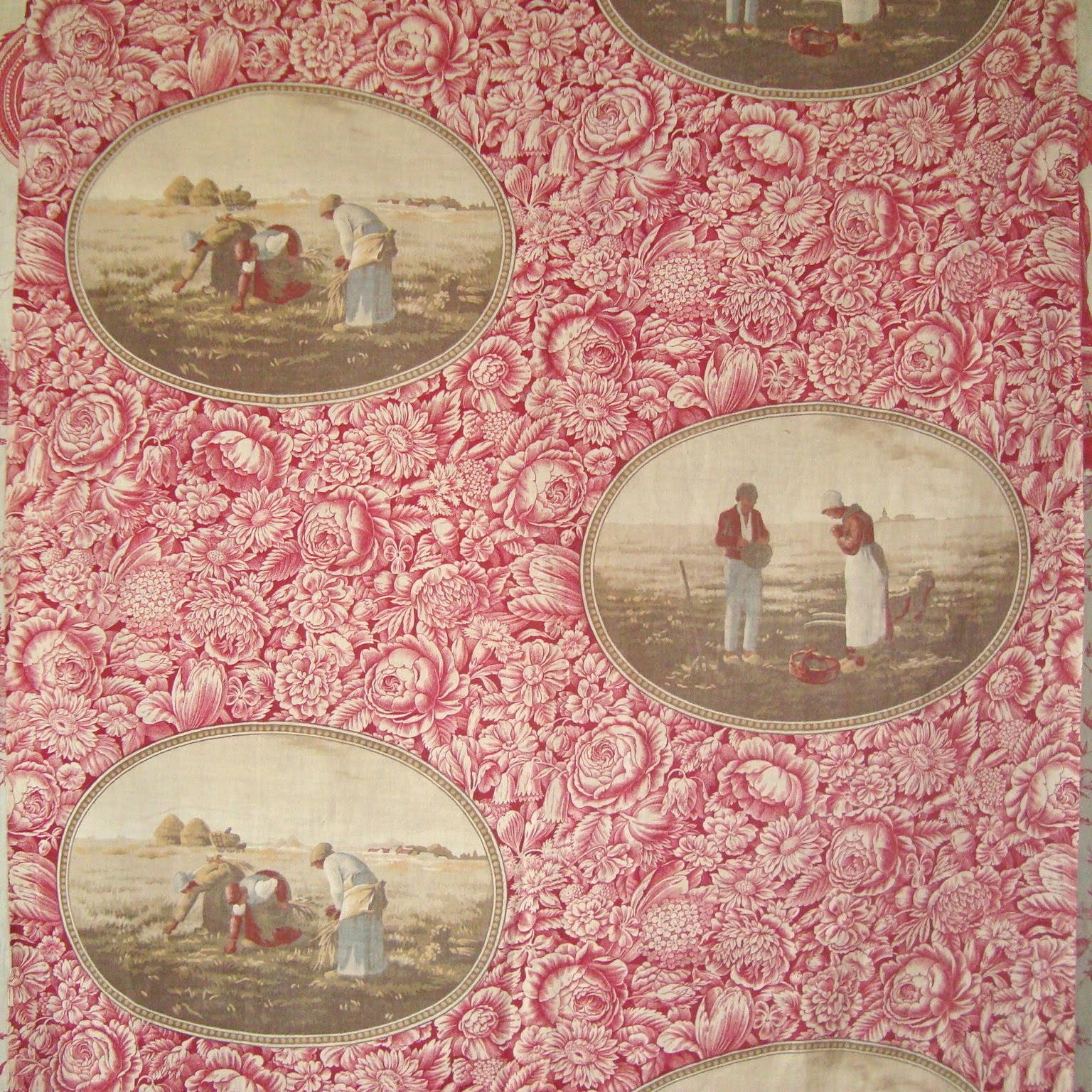 Interesting Antique Textiles: Pretty 19th century French prints