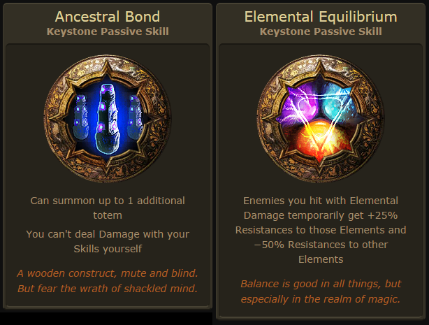 Opaque The Path of Exile Story: Elemental Equilibrium & Ancestral Bond