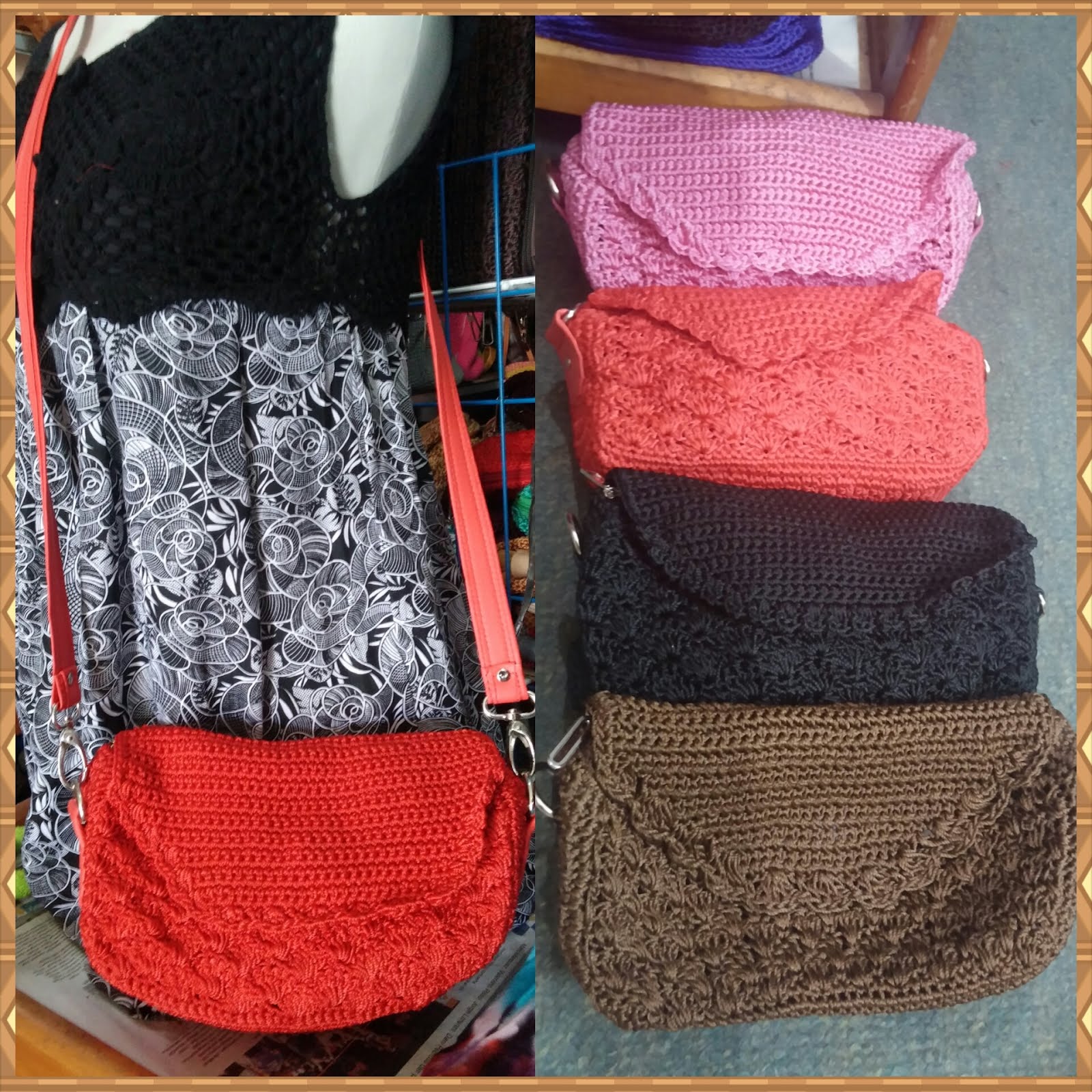 KOLEKSI TAS RAJUT MODEL ( HANDMADE )