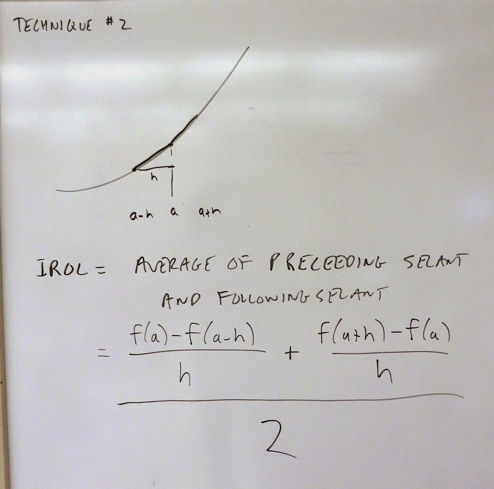 MHF 4U Mr. O's classes Semester 1 201415: IROC and AROC