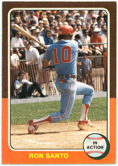 WHEN TOPPS HAD (BASE)BALLS!: 1975 IN-ACTION: RON SANTO