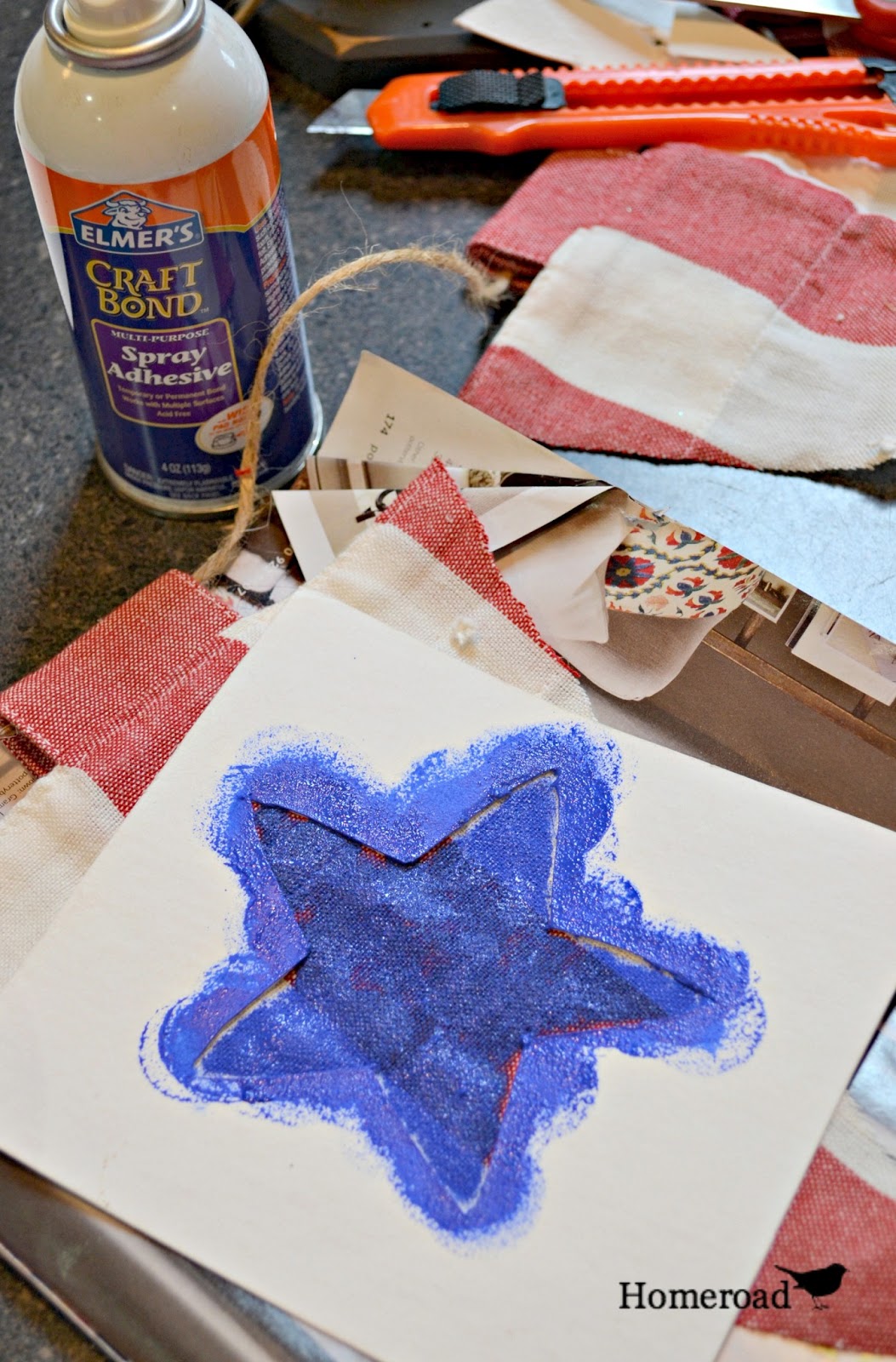 DIY No Sew Patriotic Pennants