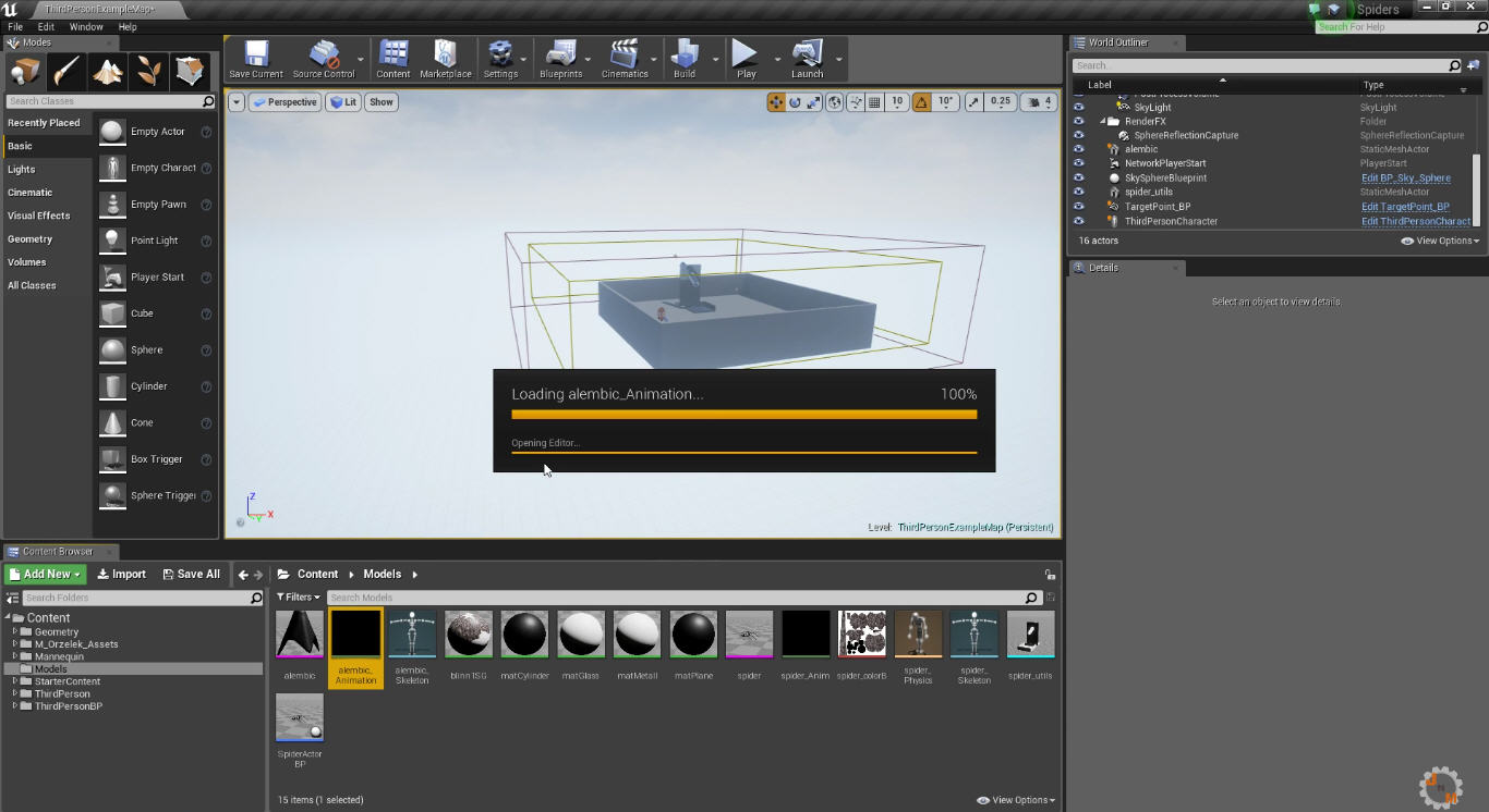 Alembic Animation Using Unreal Engine 4.14 and Blender 2.78 | CG TUTORIAL