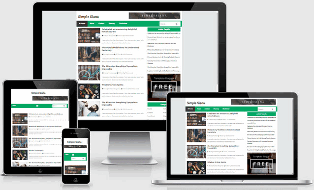 Simplesiana Responsive Blogger Templates