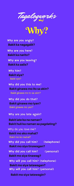Asking questions in Tagalog