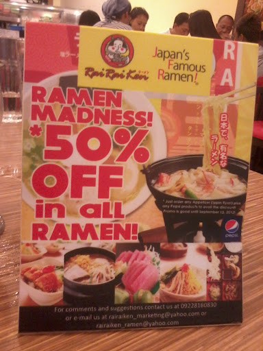 Heartwarming Ramen in Rai Rai Ken