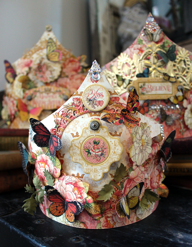 Pixie Hill: Graphic 45 "Princess" Paper Crowns