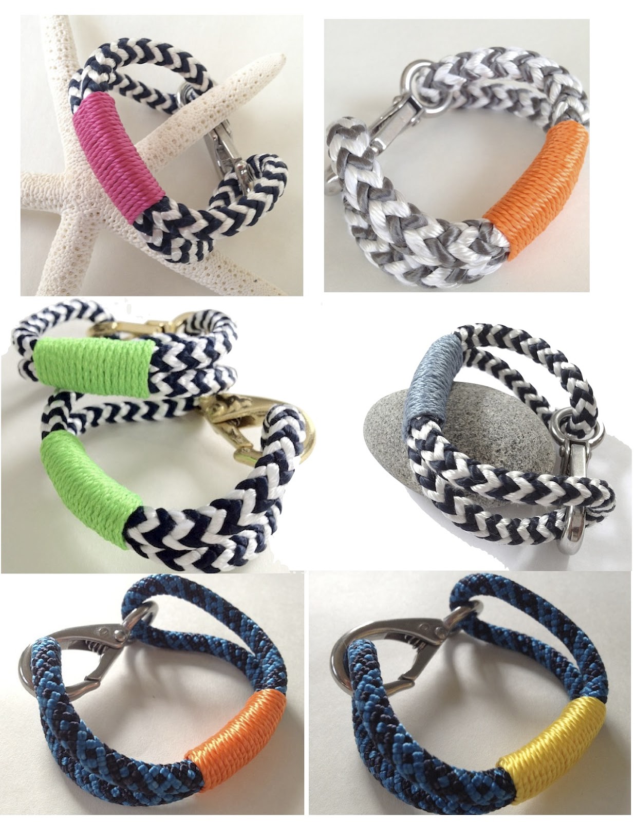 Foxtrot Musings...: Its Summer! New Nautical Rope Bracelets