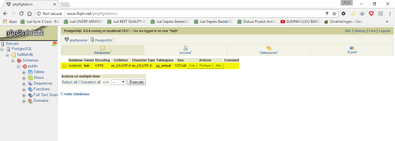 [CentOS 7] LAB 9.2 Konfigurasi PhpPgAdmin di Postgresql [Database ...