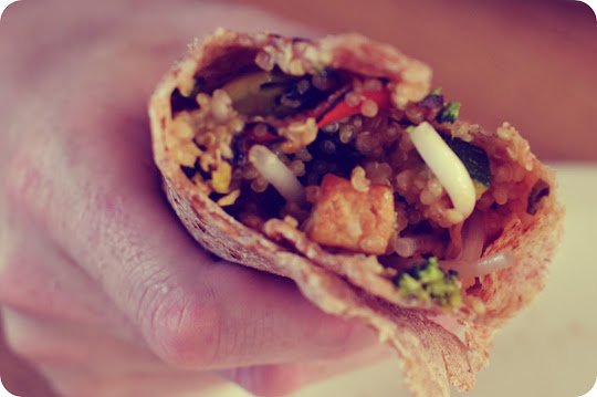 feeding chase.: thai wraps {vegan}