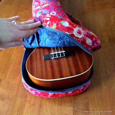 Night Owl Quilting & Dye Works: Ukulele Case