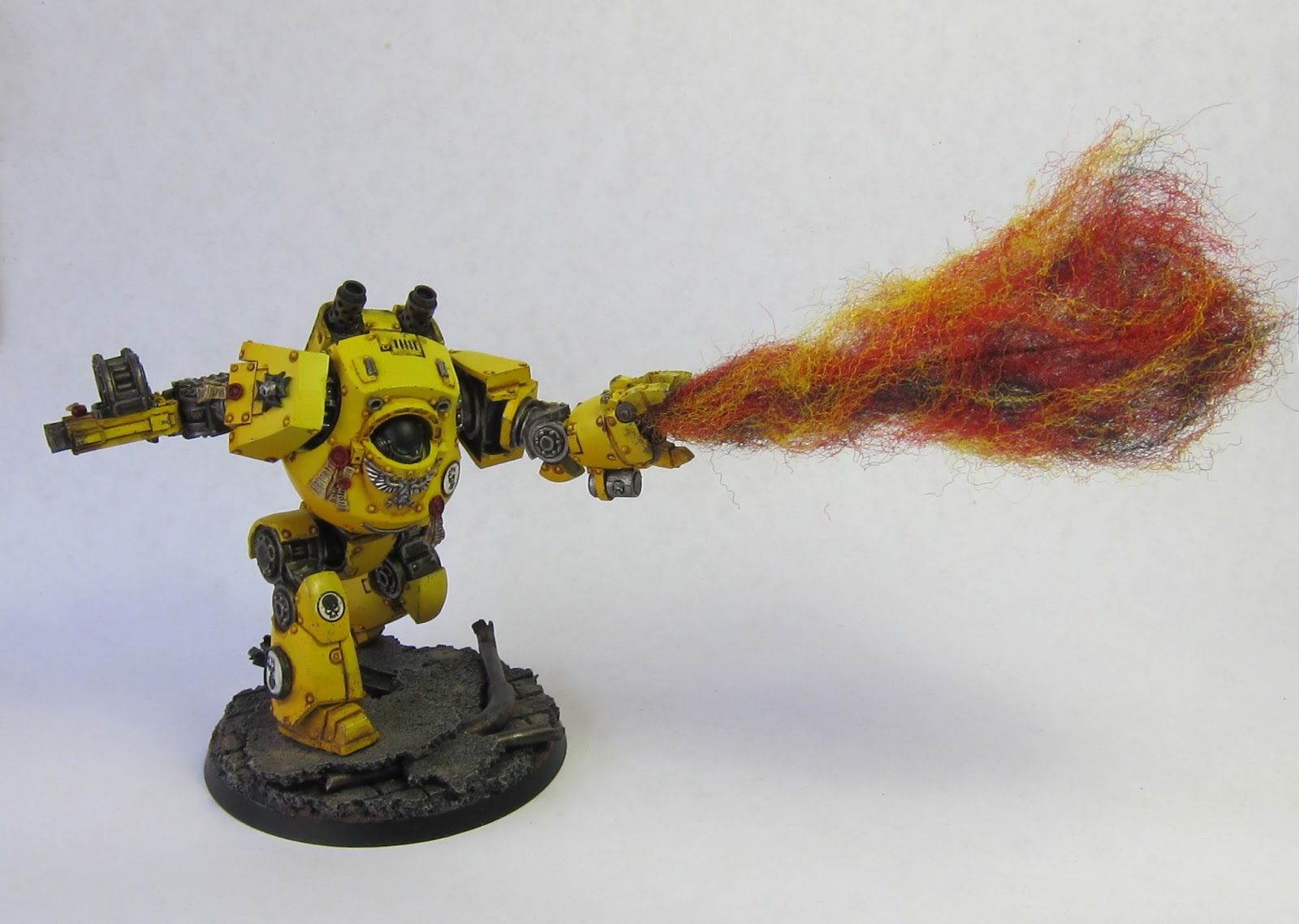 The Wild Host: Imperial Fist Contemptor Dreadnought