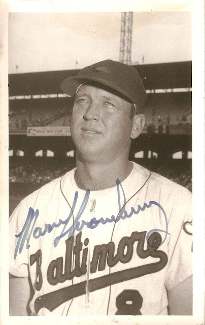The Great Orioles Autograph Project: Unpossible Autograph Friday- Marv ...