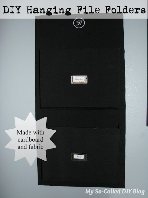 My So-Called DIY Blog: DIY Hanging Wall File