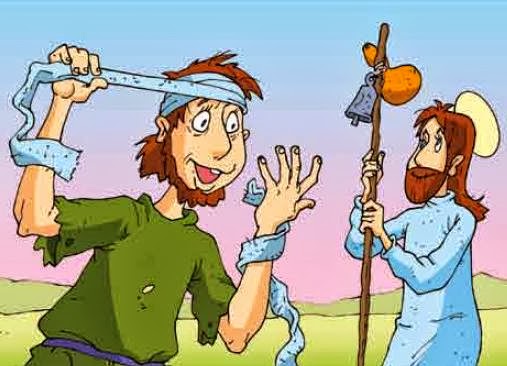 ERLIJIOKO IRAKASLEA: LOS DIEZ LEPROSOS. CURACIÓN.