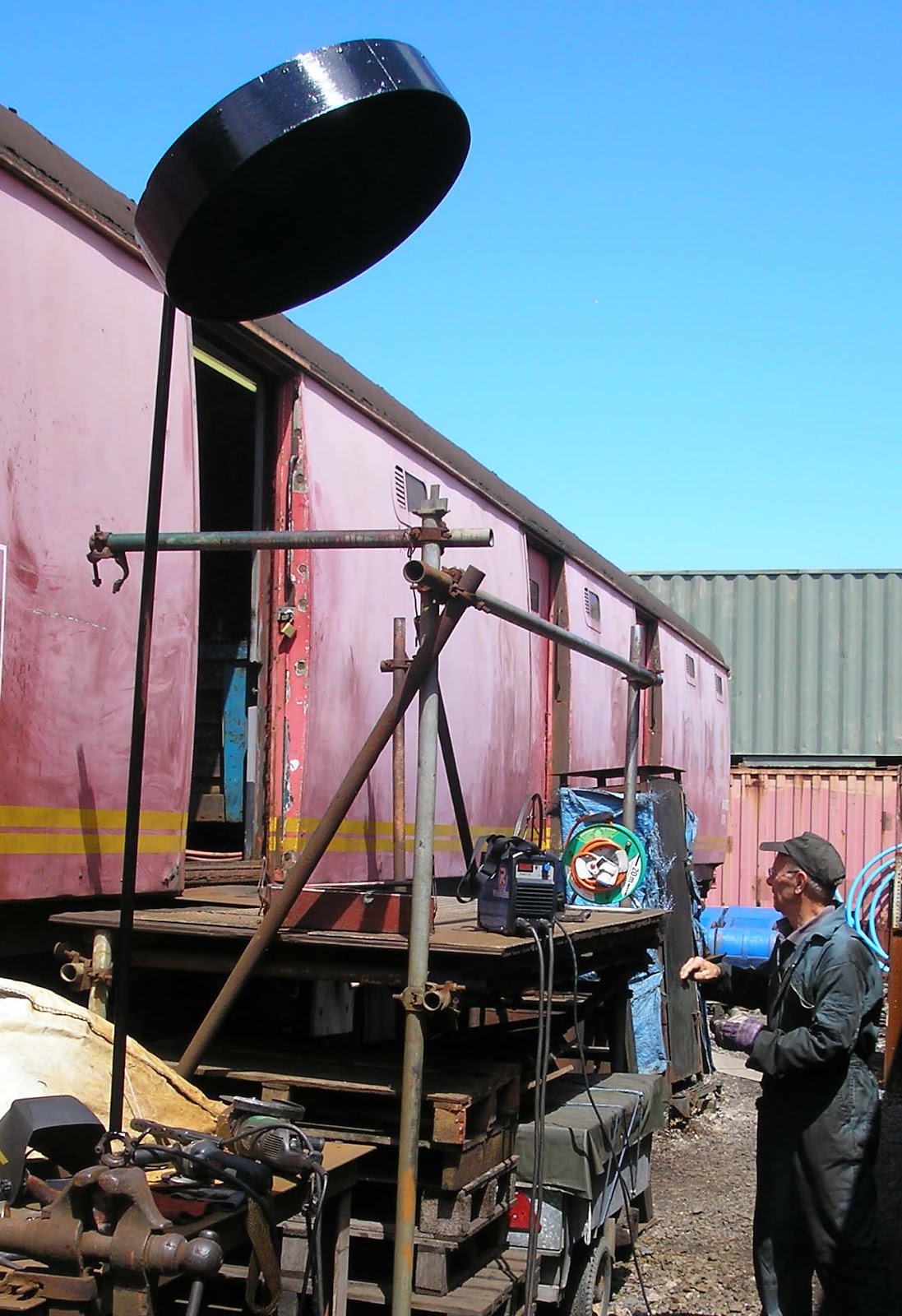 GWR 2800 Class No. 2807: Maintenance Update (cap, steam, reverser, pony)