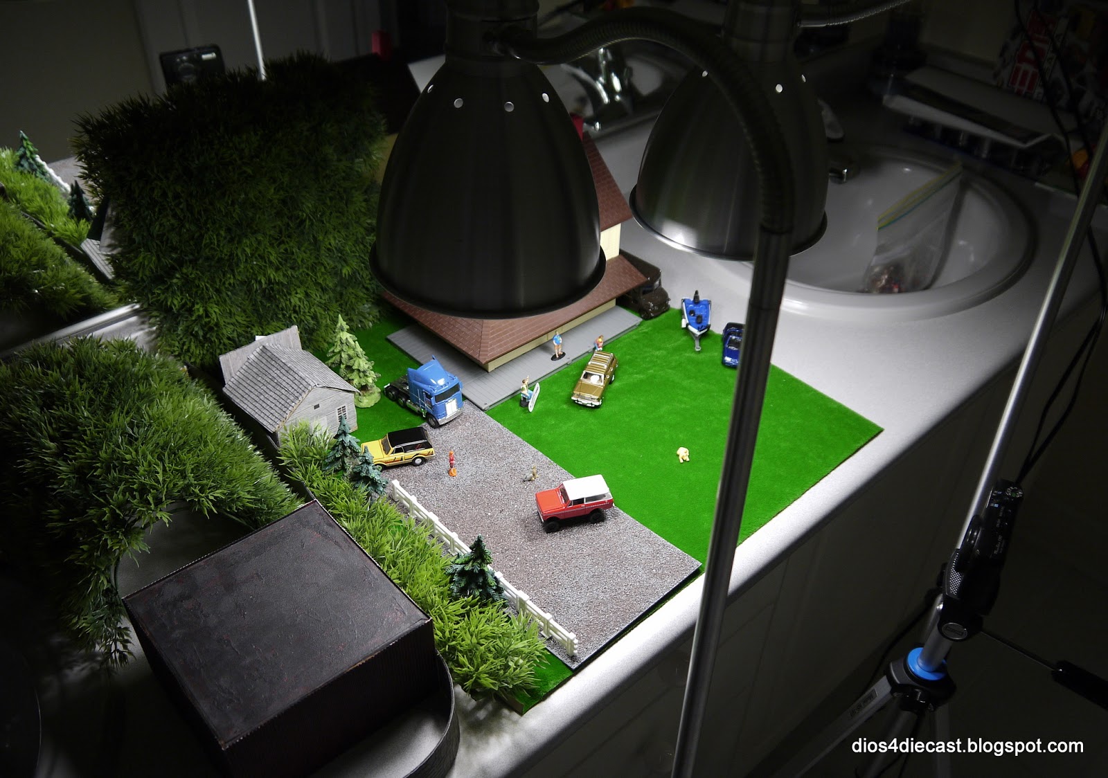 Diorama Fun!: Rural Farmhouse Diorama - Behind the Scenes