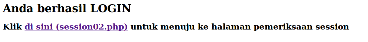 Session dan Cookie | pujilestari