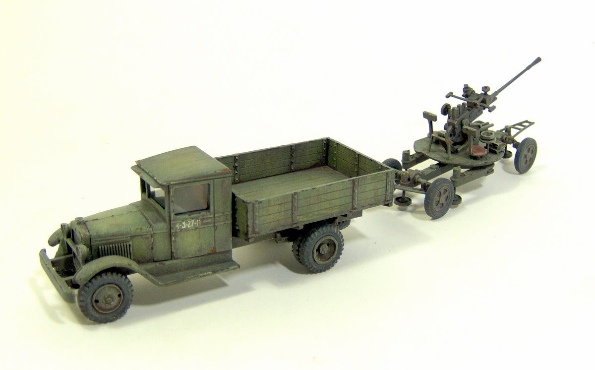 Gulumik Military Models: ZiS-5 with 61K AA gun 1/72 PST - Gallery