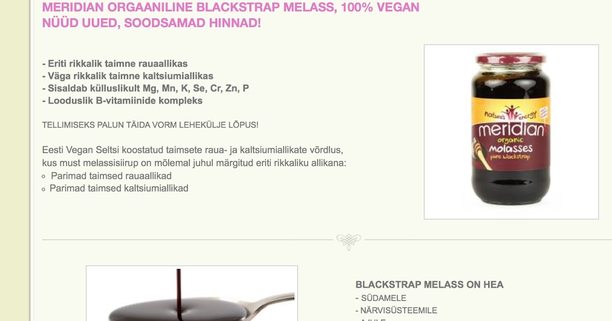 Inno ja Irja kohvik: Imetoidulisand melass nüüd Eestis müügil