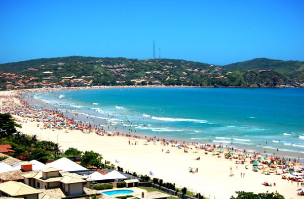 Praia de Geribá em Búzios, no Rio de Janeiro - Brasil Praia