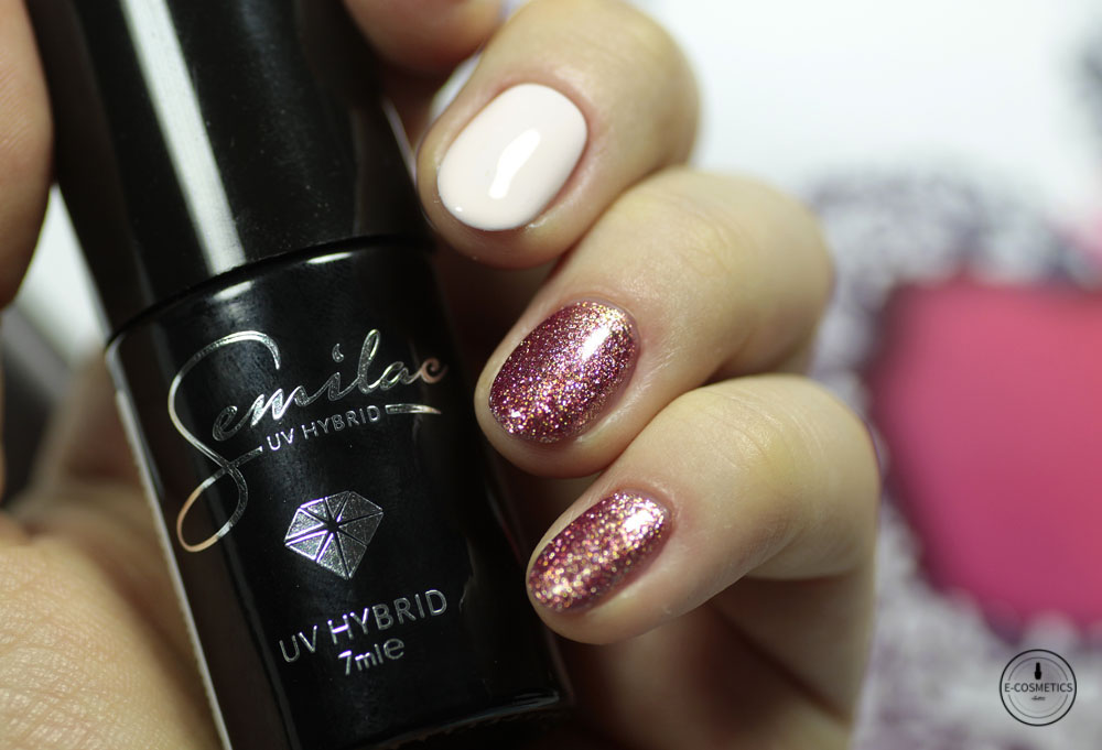 Semilac 094 Pink Gold i 159 Yasmin Kiss - moja propozycja na karnawał